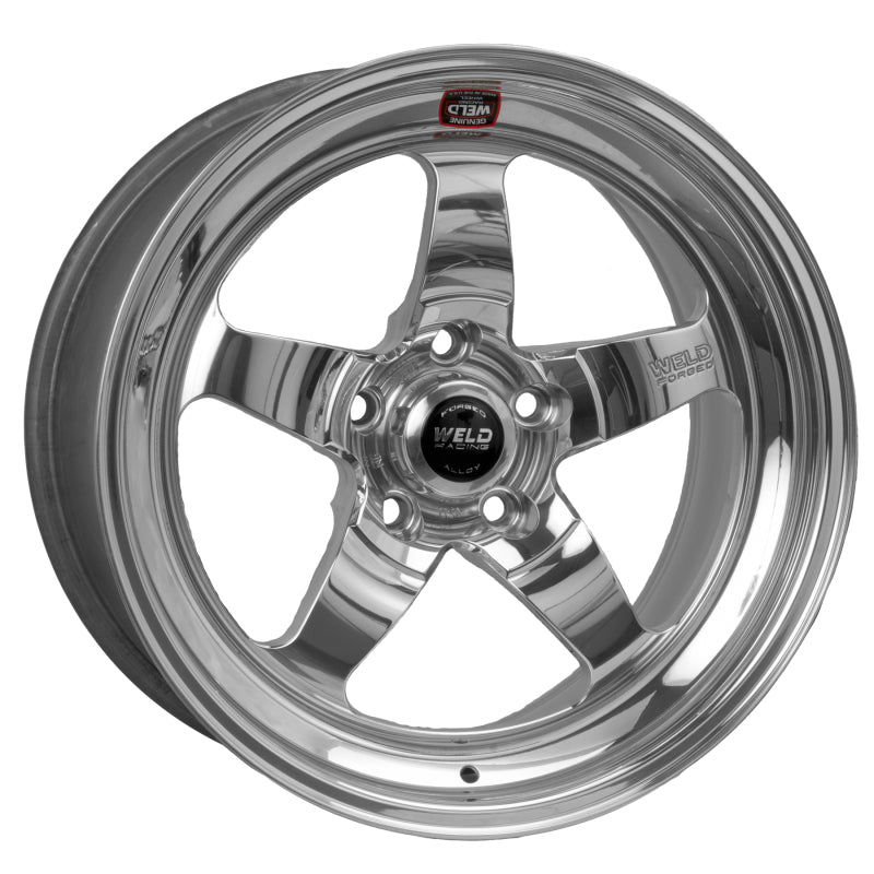 Weld S71 17x12 / 5x4.5 BP / 4.8in. BS Polished Wheel (Medium Pad) - No
