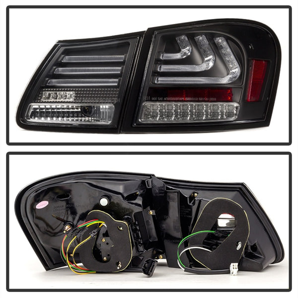 Spyder 07-11 Lexus GS 350 LED Tail Lights Black ALT-YD-LGS06-LED-BK 50 ...
