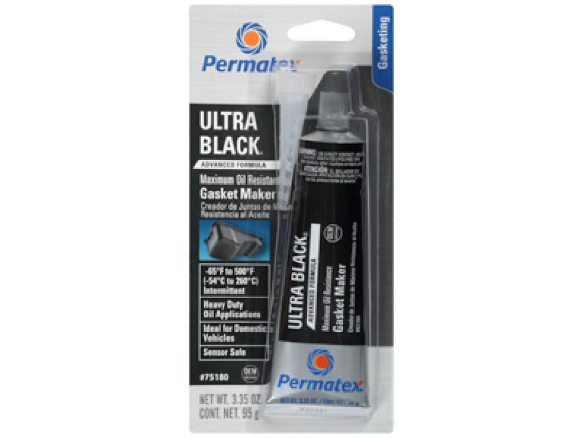 Permatex ULTRA BLACK Maximum Oil Resistance RTV Silicone Gasket Maker
