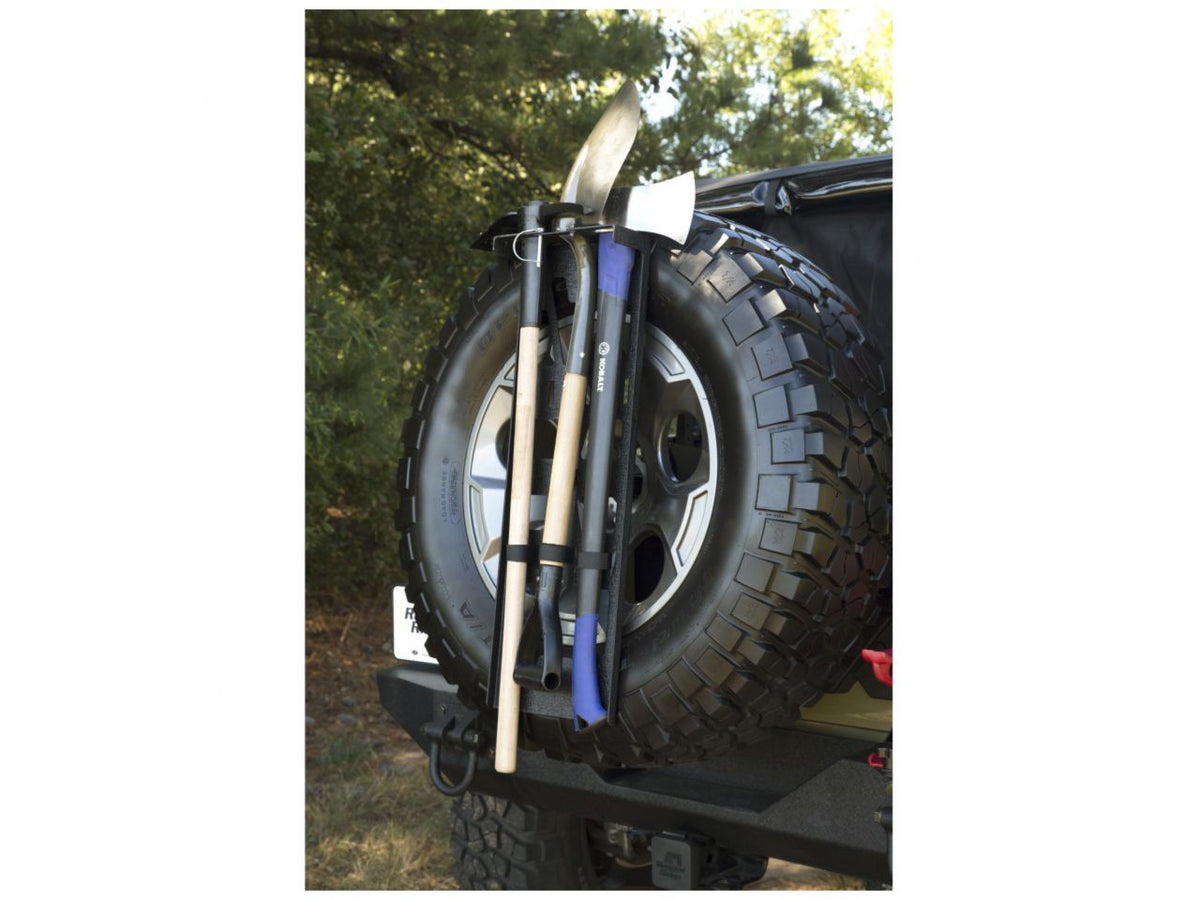 Rugged Ridge Spare Tire Tool Rack System