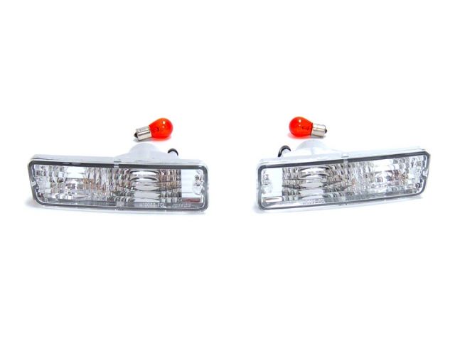 Kazama Clear Front Turn Signal Lights Nissan 240SX S13 Zenki