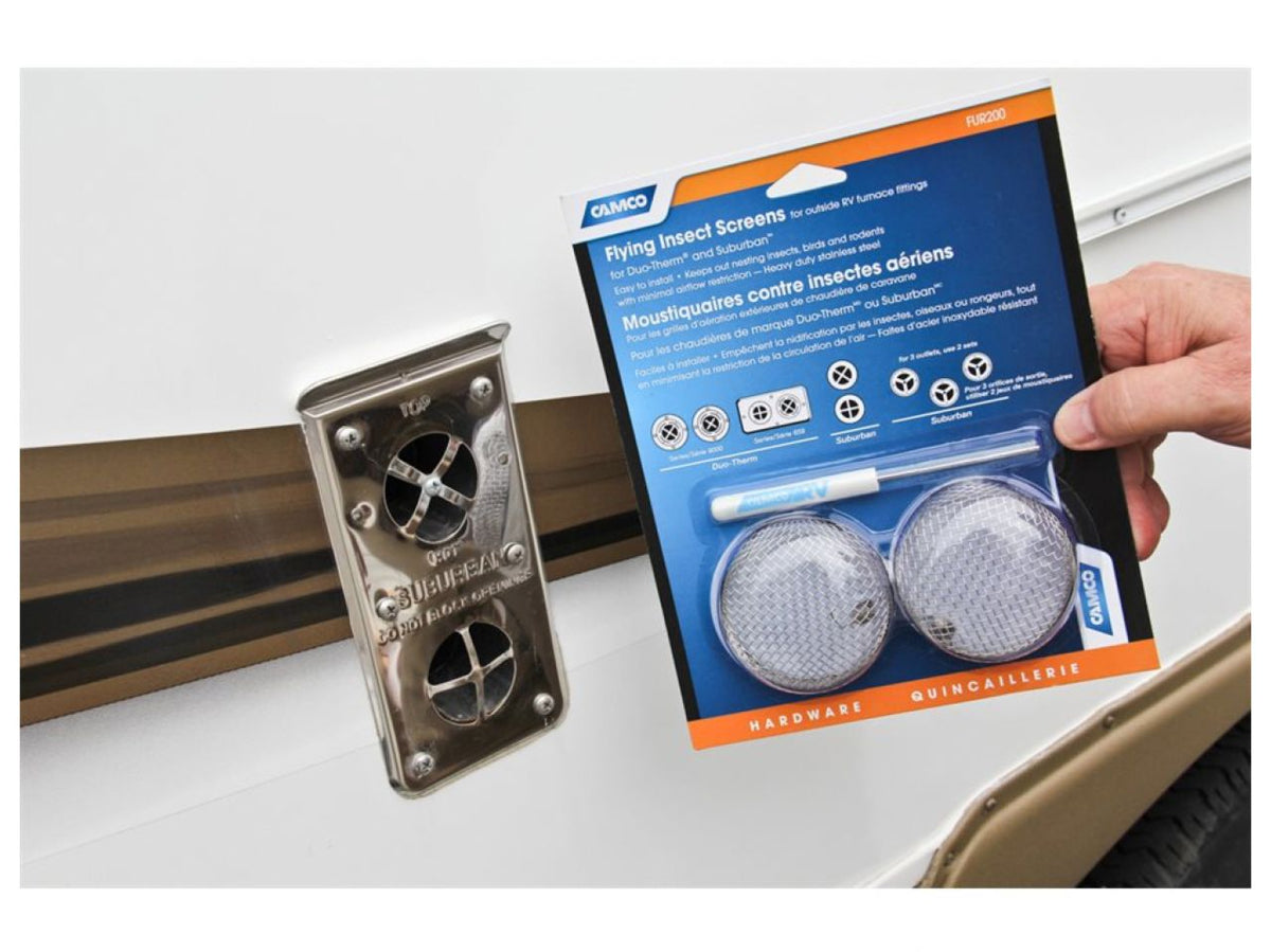 Camco Flying Insect Screen - FUR200, Suburban,DuoTherm, 2pack, Blister
