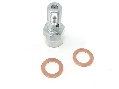 Diftech 7/16-24 Turbo Banjo Bolt .04 Restrictor with 1/8" NPT Sensor P